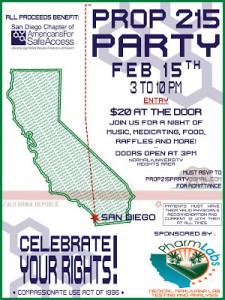San Diego ASA Presents Prop 215 Party - February 15, 2013 - Weedist