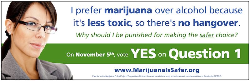 Bus Ads Run In Portland In Support Of Marijuana Initiative - Weedist