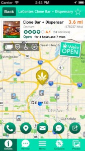 Markers in Weedmaps